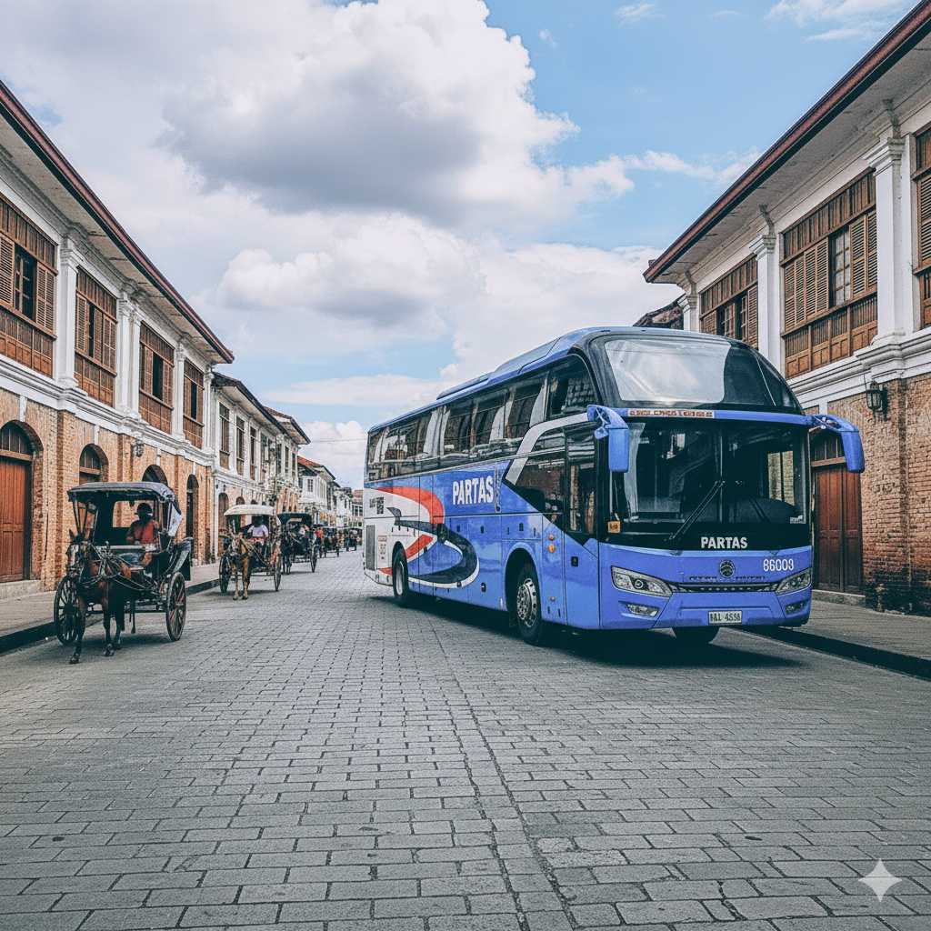 Partas Bus Fares and Schedules 2026 - Vigan, Laoag, La Union